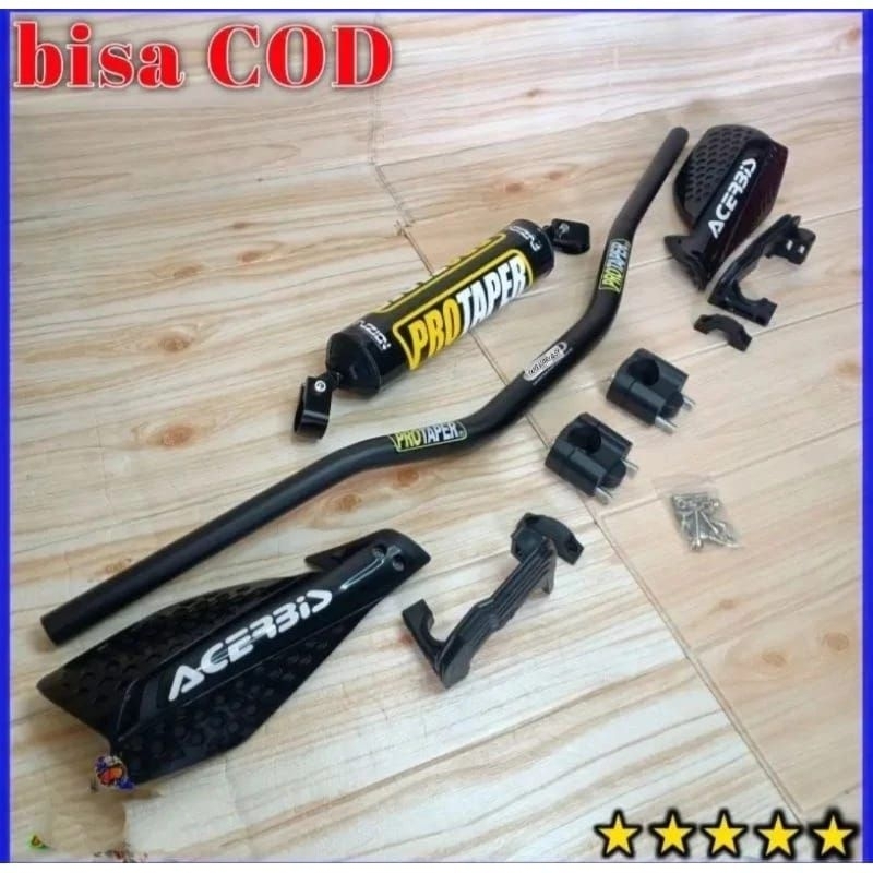 Fatbar protaper evo low Handlebar+Acerbis Handguard+Foam cross For klx ...