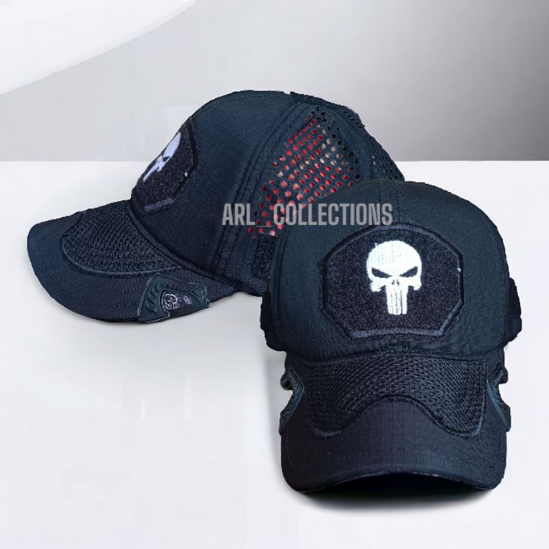 HITAM Tactical coak funisher Cap Black laser cut Reclusive new Product ...