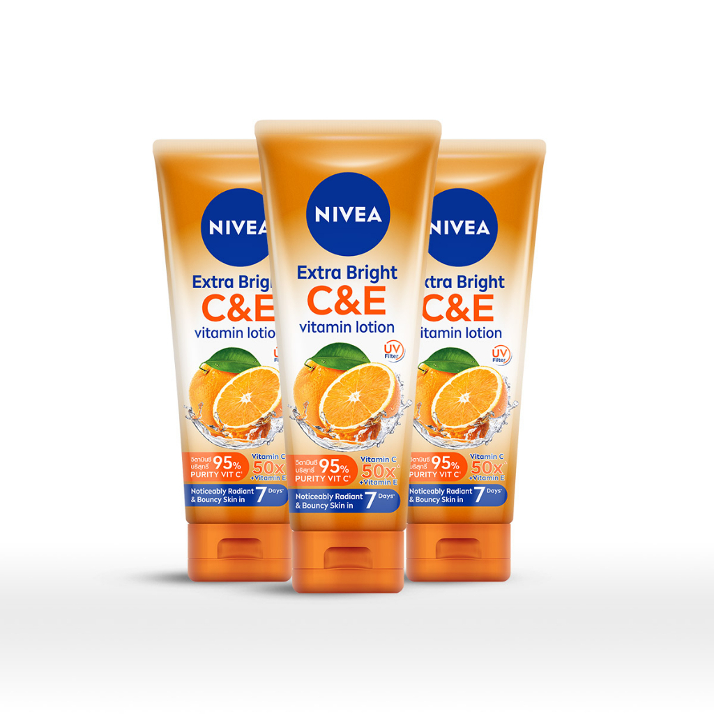 Nivea Extra Bright C&E Vitamin Body Lotion 180mL 320ml - 50x Vitamin C, Bright, Glowing Skin ...