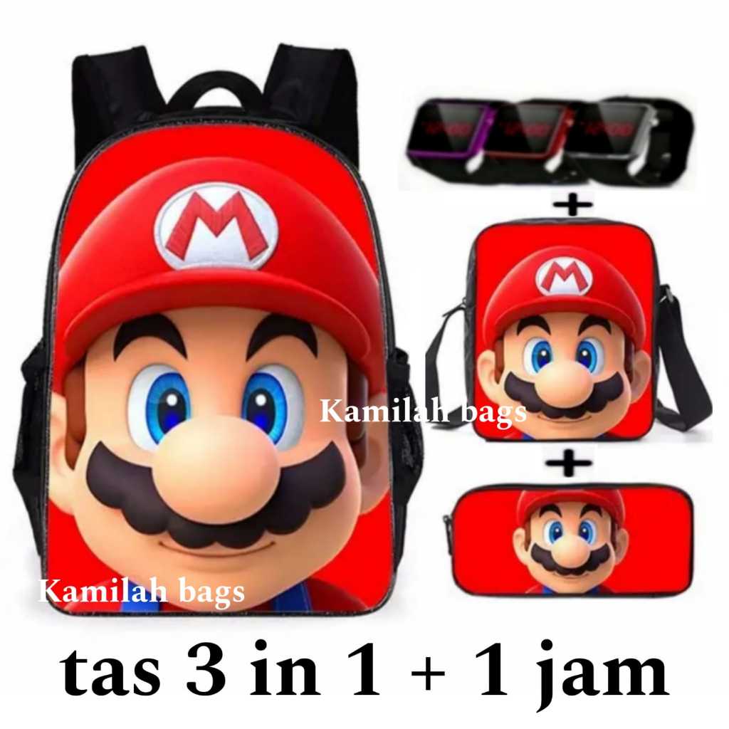 Boys Bags - super mario Bags - Character Bags - Boys Bags - Children's ...