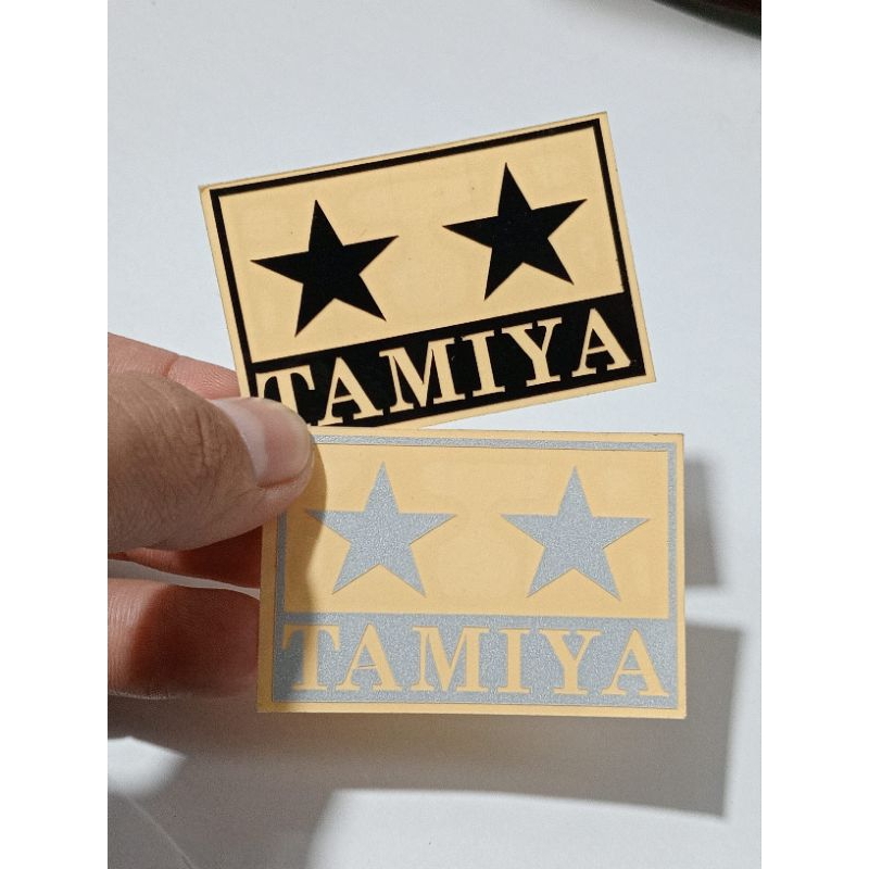 Tamiya LOGO STICKER TAMIYA STICKER 2 TYPE | Shopee Philippines
