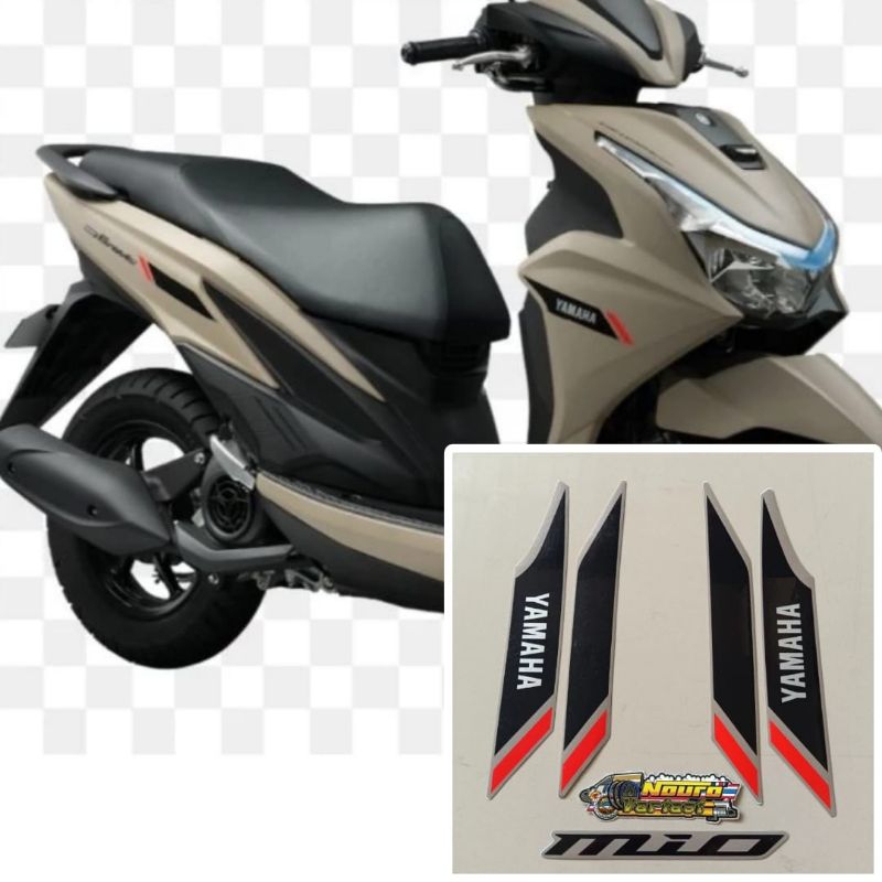 Striping Yamaha Mio silver gravity 2023 2024 standard body list stickers full set | Shopee ...