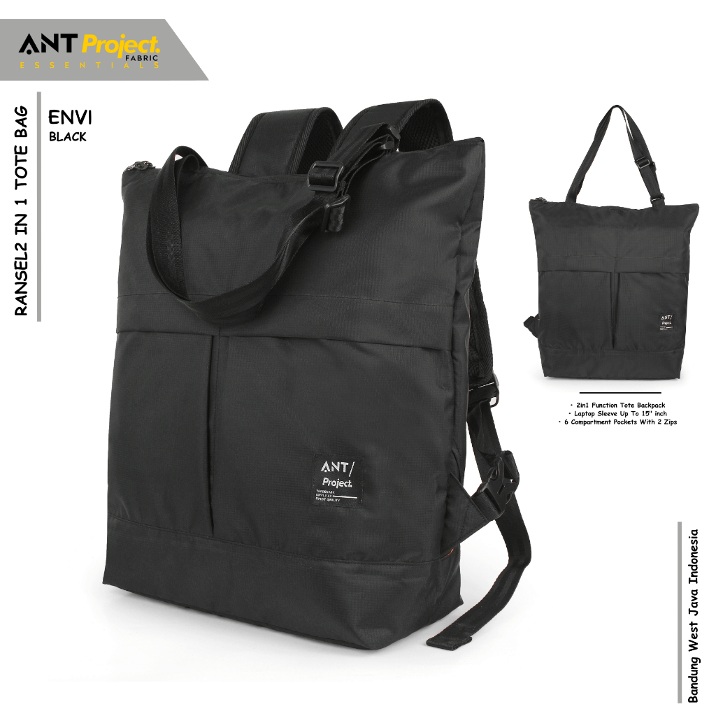 Ant Project - CASUAL Backpack 2 in 1 Tote Bag ENVY | Shopee Philippines