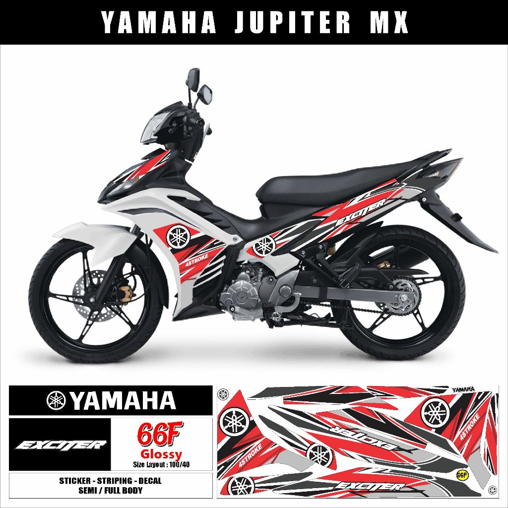 Striping yamaha jupiter MX 135 Variation decal Sticker yamaha jupiter ...