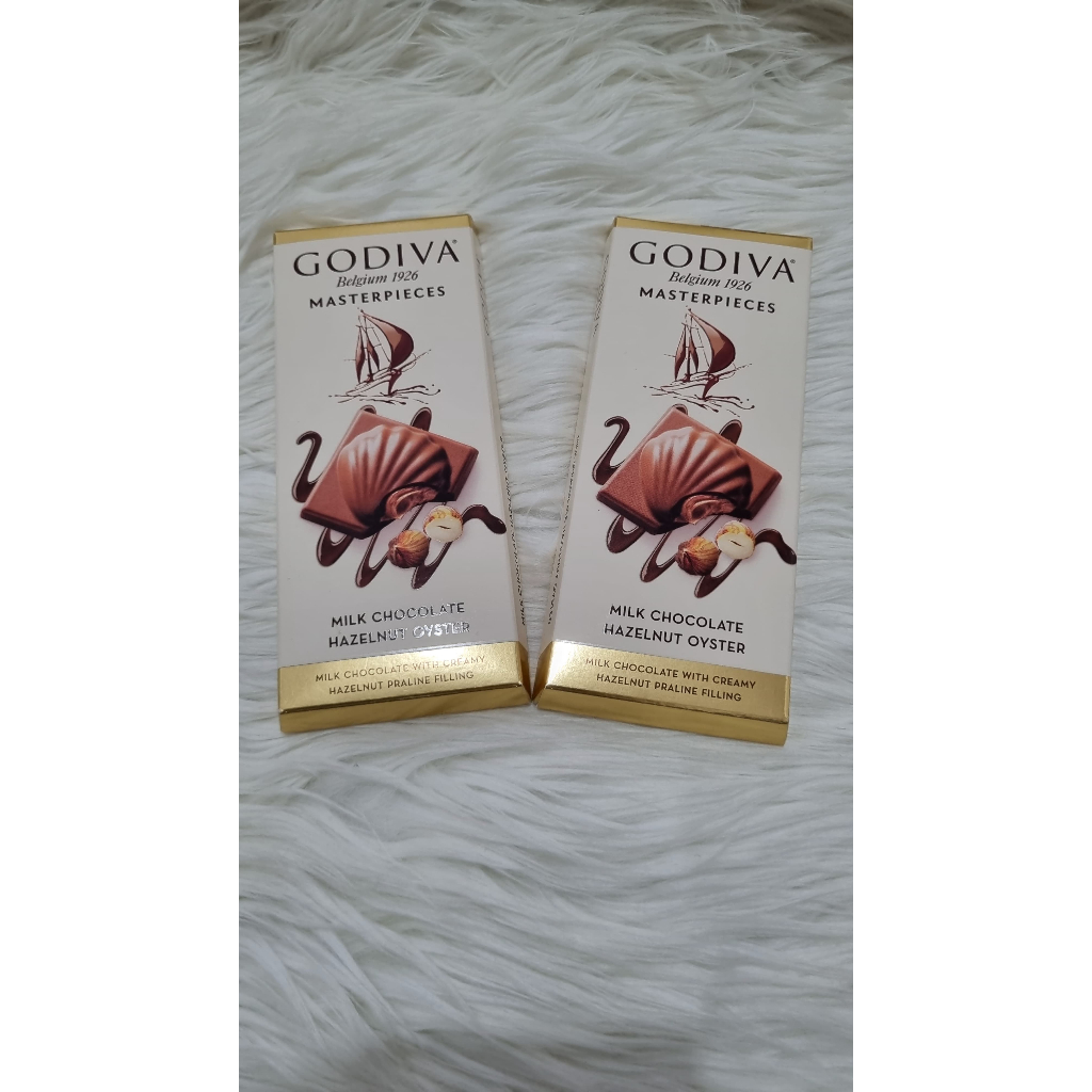 Godiva Chocolate Masterpiece Hazelnut Oyster Milk Choco 83gr Imported ...