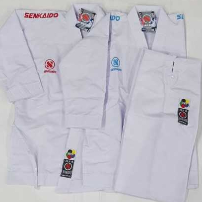 MERAH Senkaido Master-Gi Kata combo karate Shirt (2 Clothes 1 Pants ...