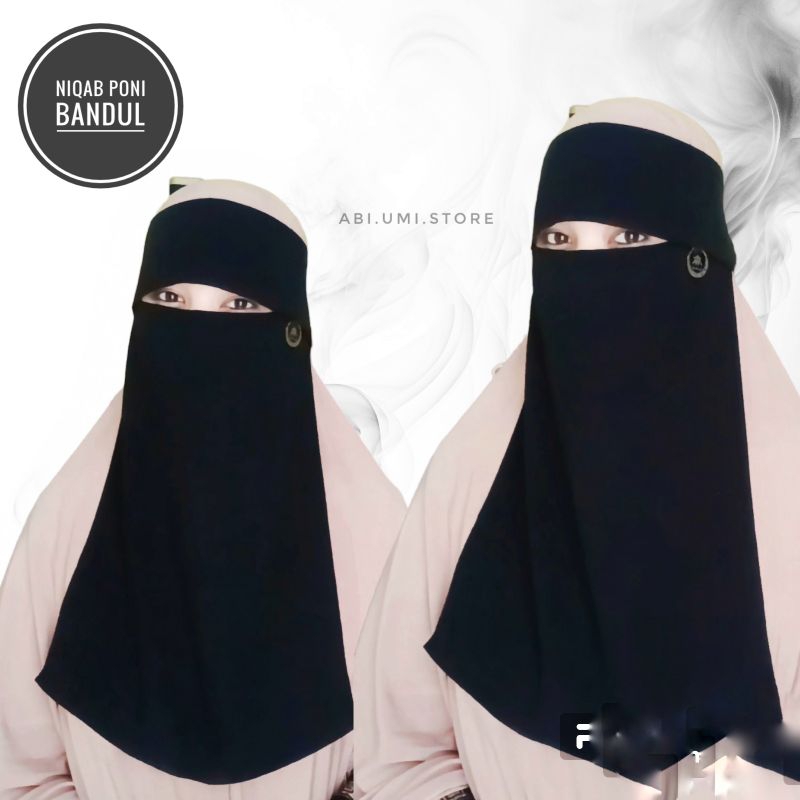 HITAM Niqab Veil Bangs Black Pendulum silky ORI arab ORI RASPATI HIJAB ...