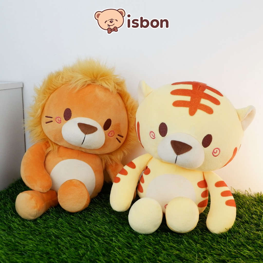 Palace Stuffed Lion Tiger Floopy Jungle Lion and Tiger Wild Animal Baby ...
