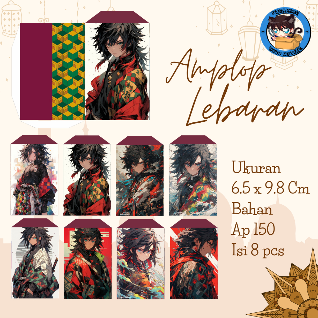 Kimetsu no yaiba giyu tamioka envelope | Shopee Philippines