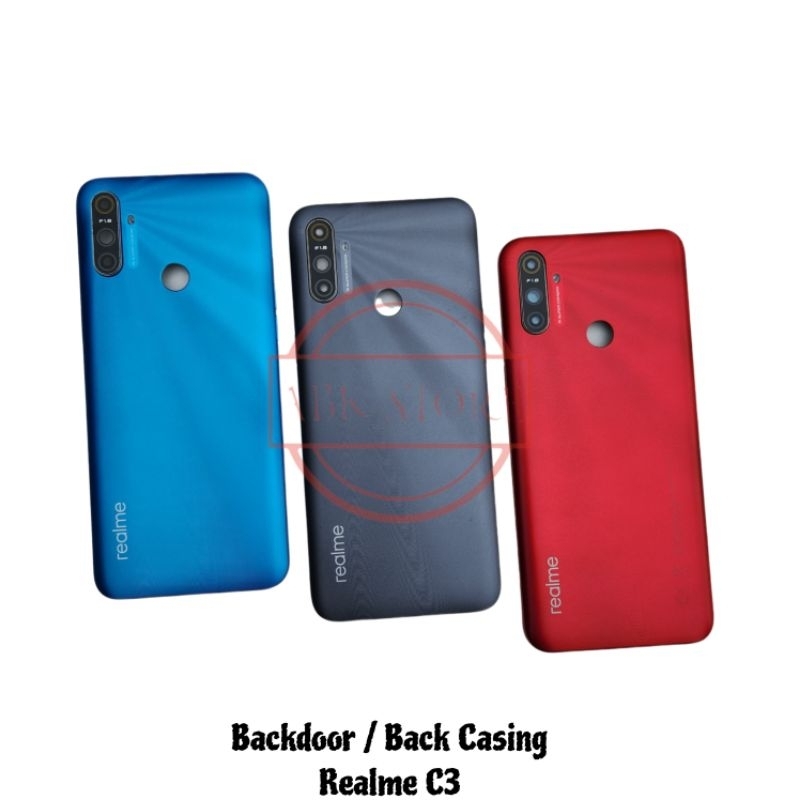 Back Cover Backdoor Backcover Back Casing Housing Realme C3 | Shopee ...