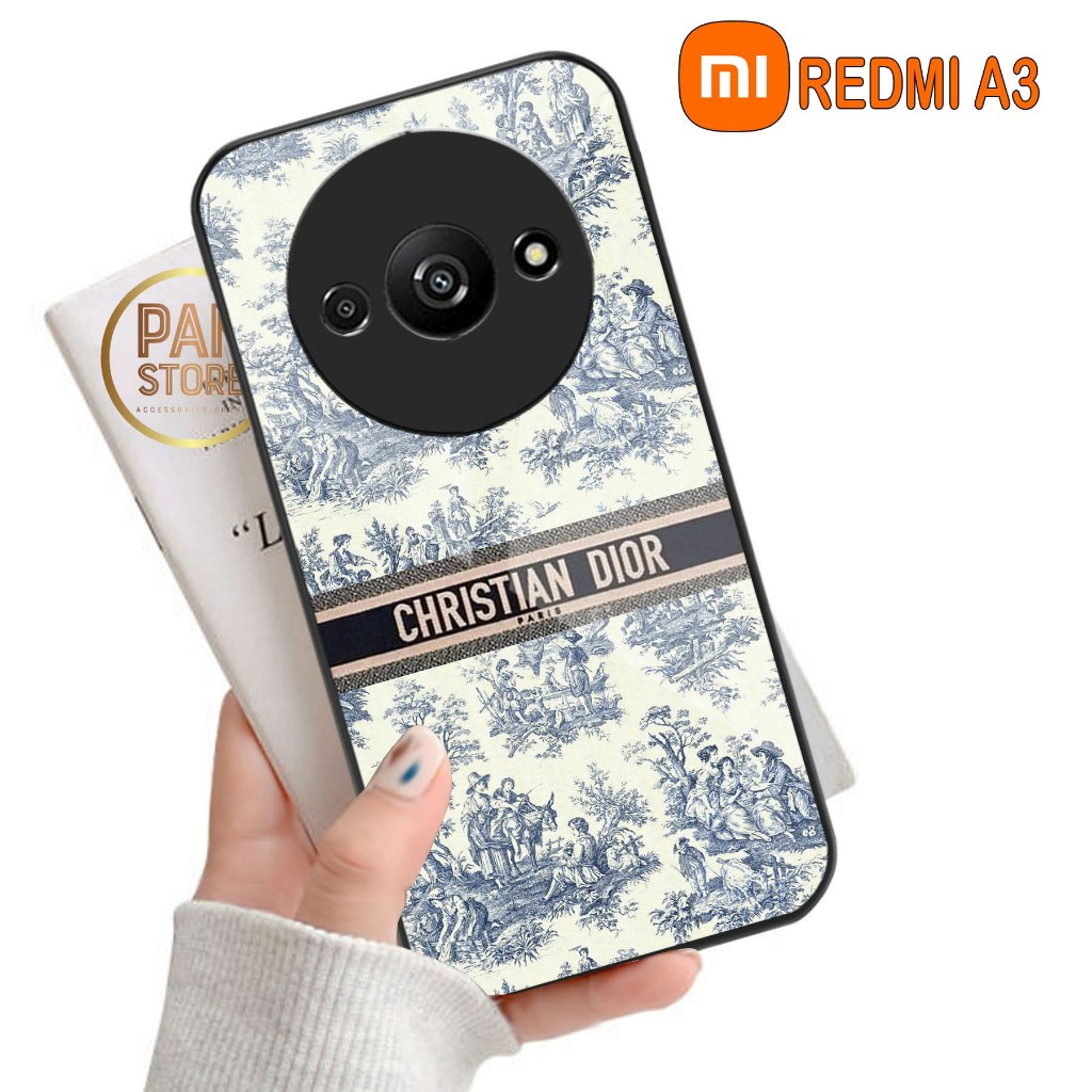Softcase Glass Case Xiaomi Redmi A3 Newest 2024 Full Cover Camera ...