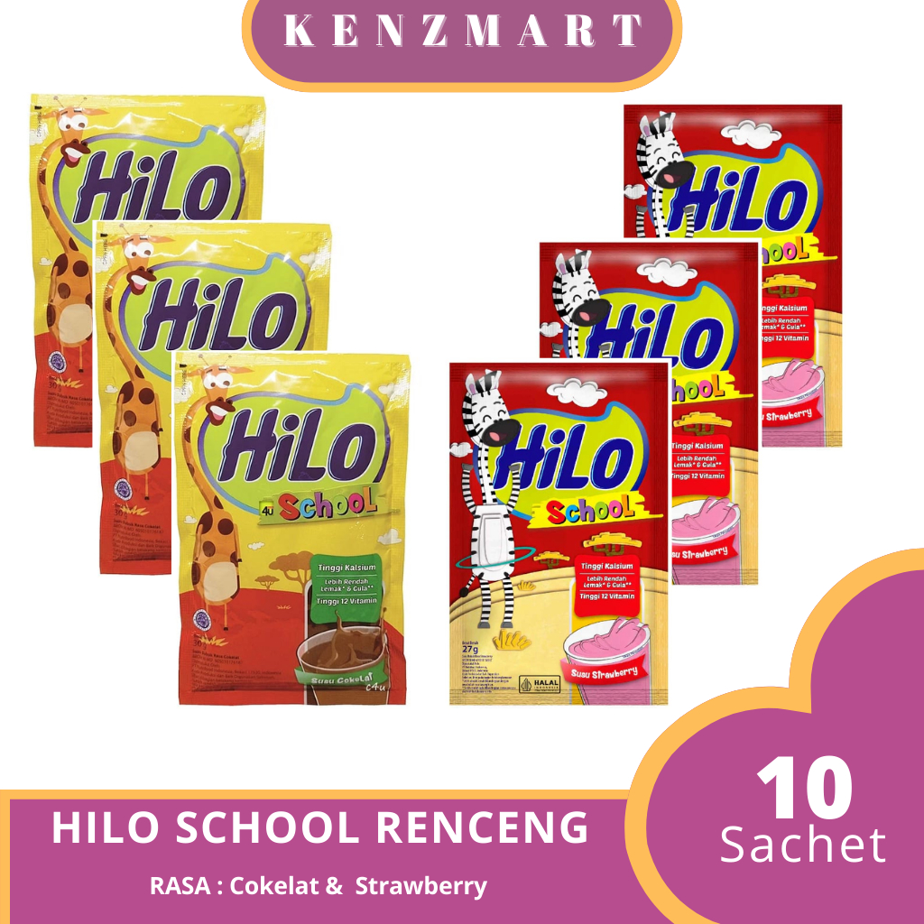Hilo School 10 Sachets/High Calcium Milk For Children Aged 5-12 Years ...