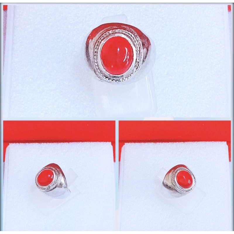 MERAH Ruby Siamese Red Stone Ring | Shopee Philippines