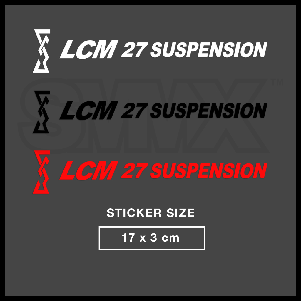 Shock LCM 27 Suspension cutting sticker | Shopee Philippines