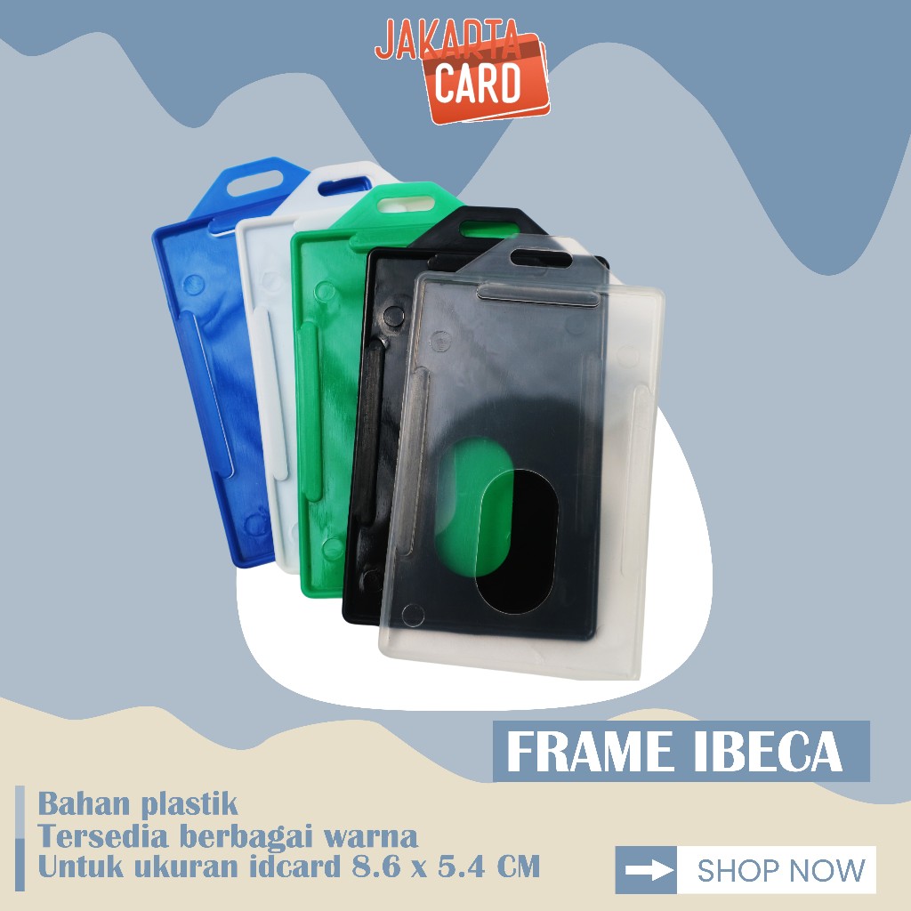 Standard Plastic Id Card Casing Frame Holder | Shopee Philippines