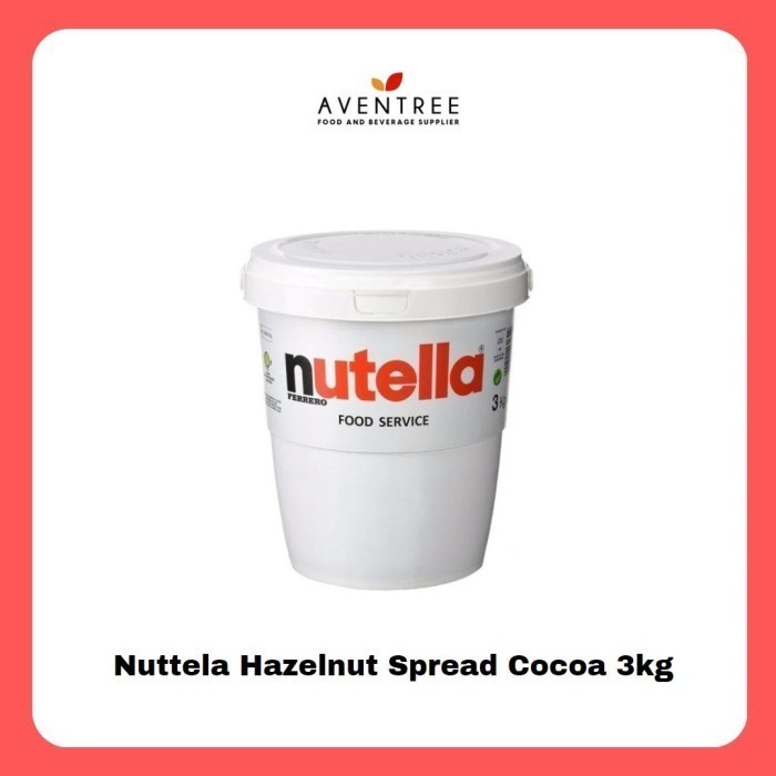 Nutella Hazelnut Spread Cocoa Spread Beans And Chocolate 3kg | Shopee ...