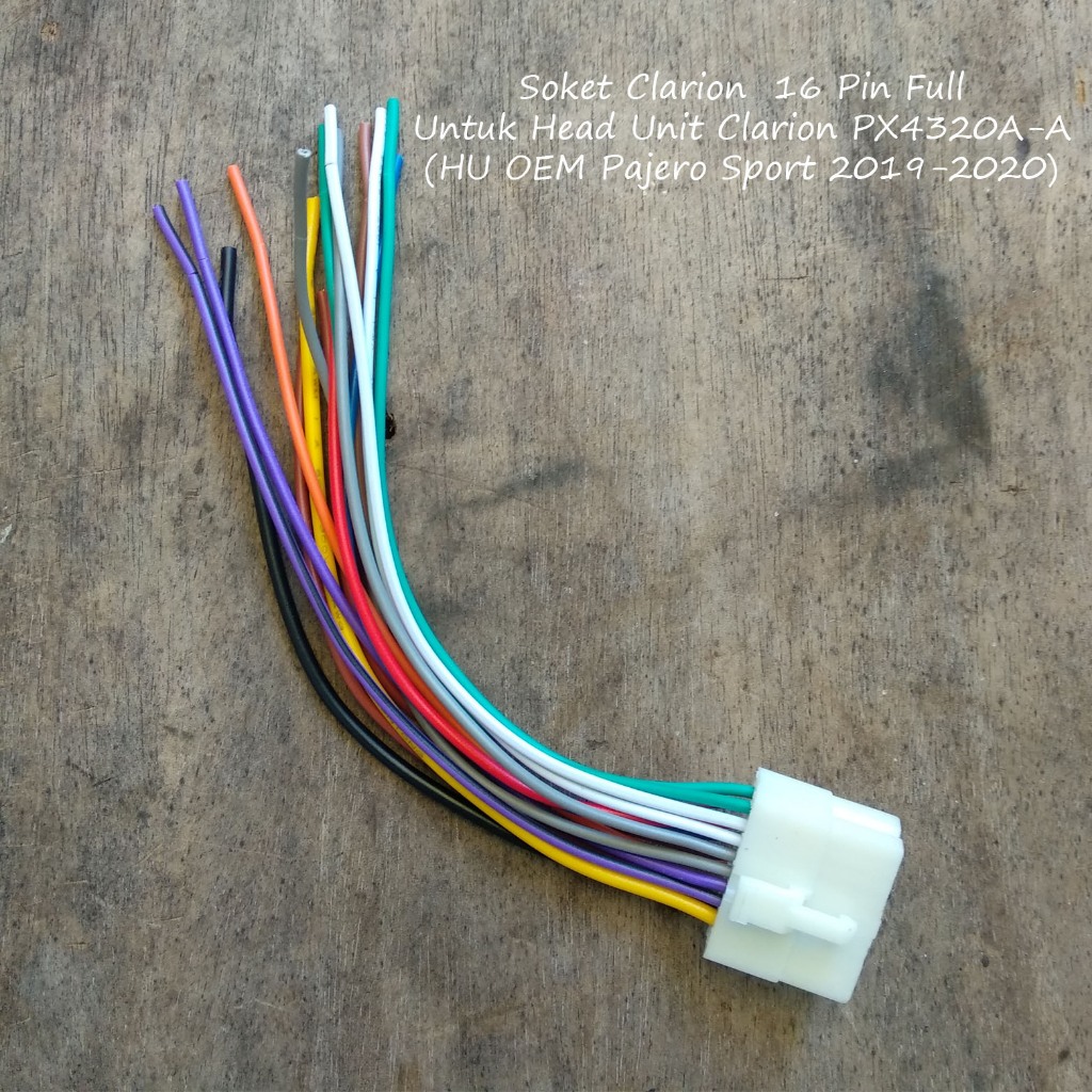 Hu Socket For Clarion PX 4230A-A Car Tape (HU OEM Pajero Sport 2019 ...