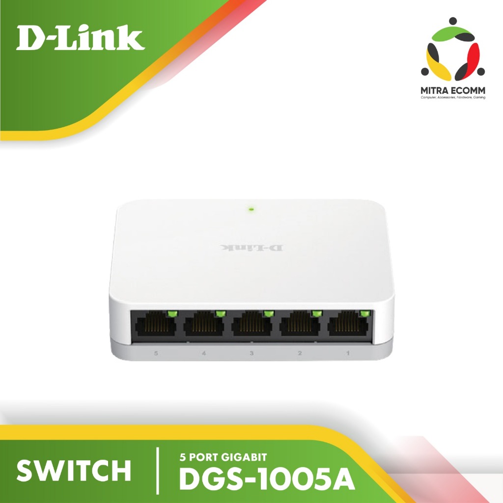 Switch Hub D-Link DGS-1005A 5 Port Gigabit Unmanaged | Shopee Philippines