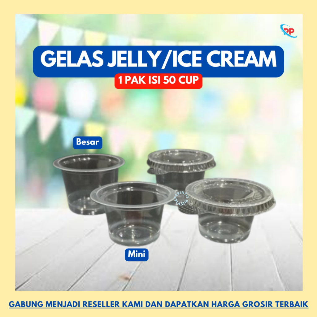 Ice Cream/Chili/Pudding/Agar Jelly Glasses Cups, 50 packs | Shopee ...