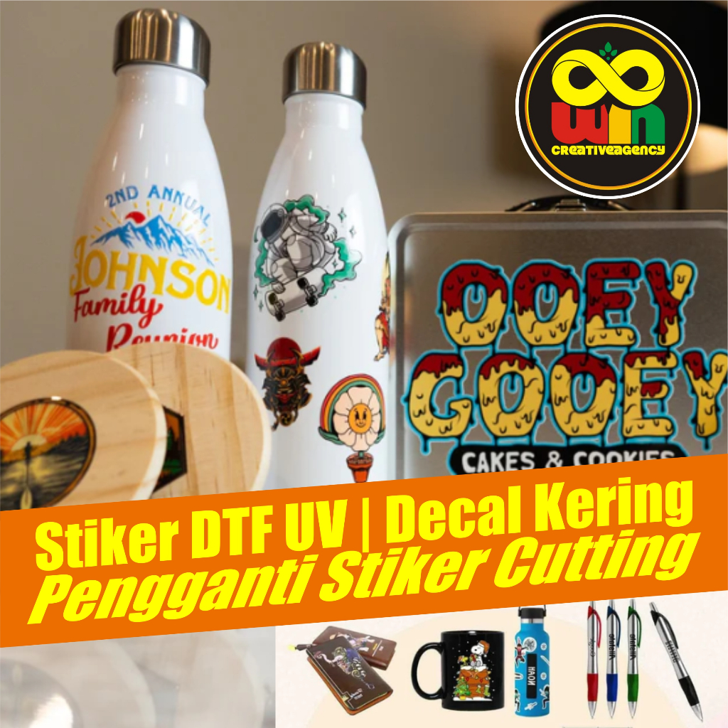 Uv DTF Sticker - Dry Decal Sticker - Embossed UV Sticker | Shopee ...