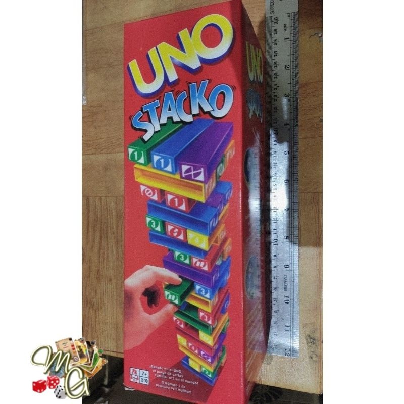Uno Stacko Stacking Block Tower Game | Shopee Philippines