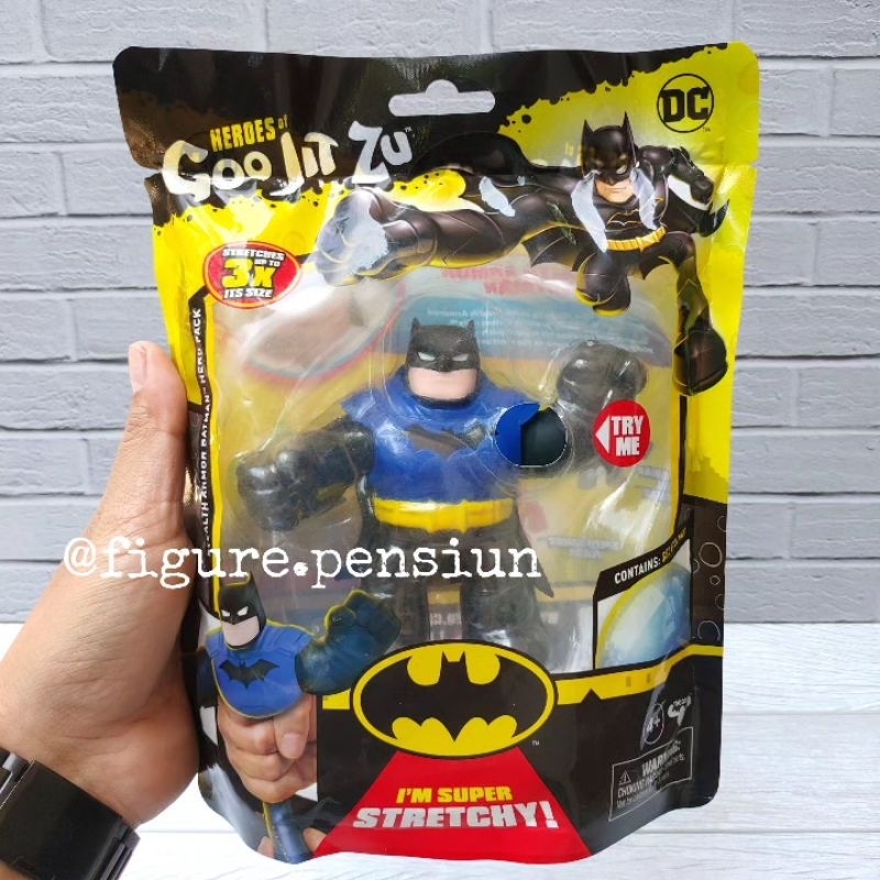 HEROES OF GOO JIT ZU BATMAN STEALTH ARMOR HERO PACK SUPER SQUISHY FIGURE GOOJITZU | Shopee ...