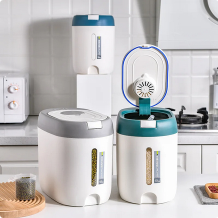 Rice Storage Box Multipurpose Rice Dispenser Box 5kg Capacity | Shopee ...