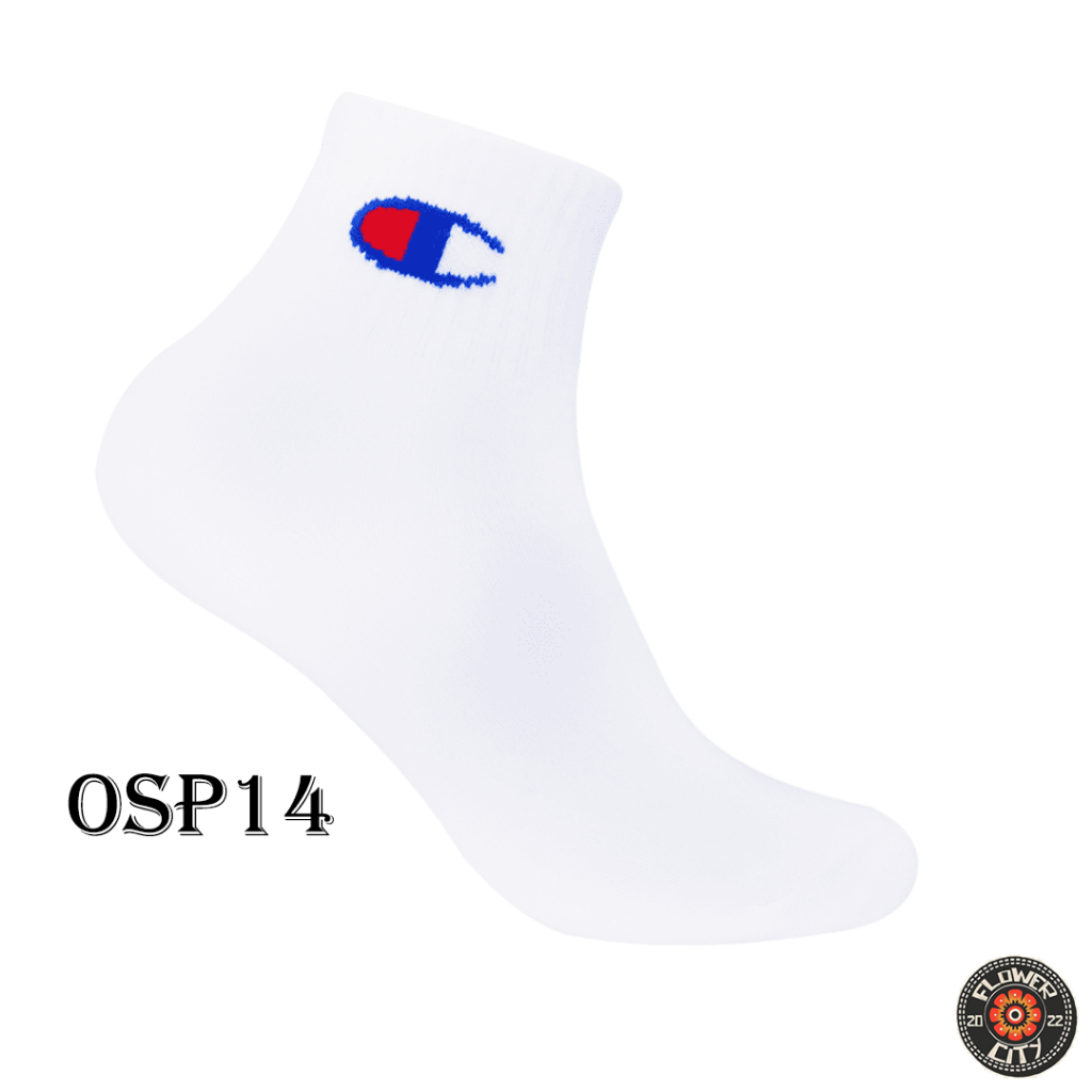 PUTIH No. Osp14 Oldschool Short Basic White Socks Champz Motif (FC ...