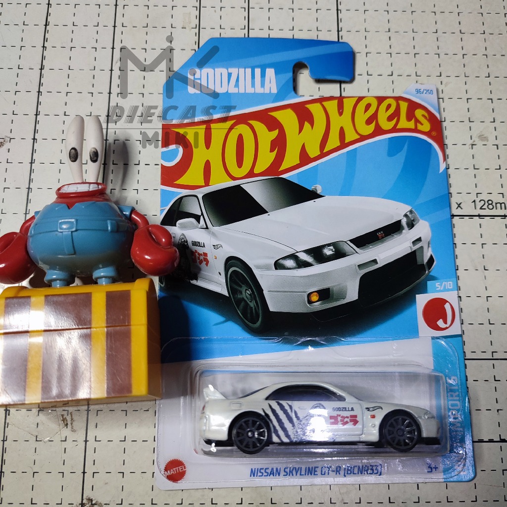 Hot WHEELS NISSAN SKYLINE GT-R R33 GODZILLA | Shopee Philippines