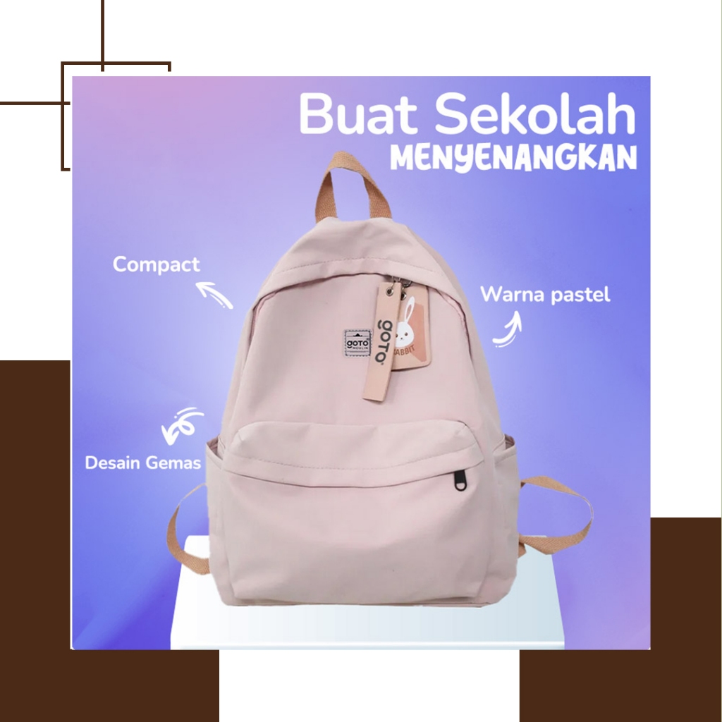 Goto Munli Backpack Women's Work College Laptop School Backpack ...