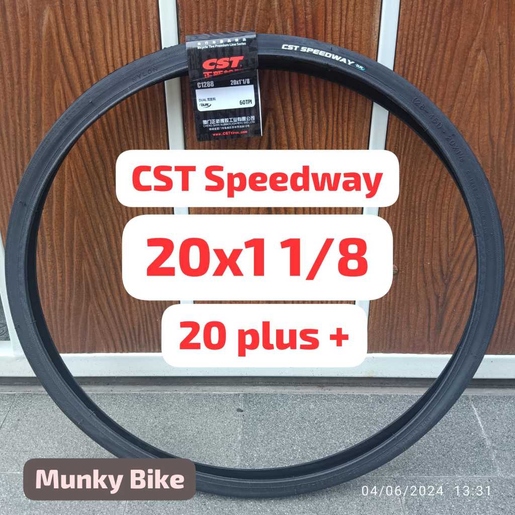CST Speedway Outer Tire 20 x 1 1/8 plus 20 x 1 1 PER 8 (451) Non ...