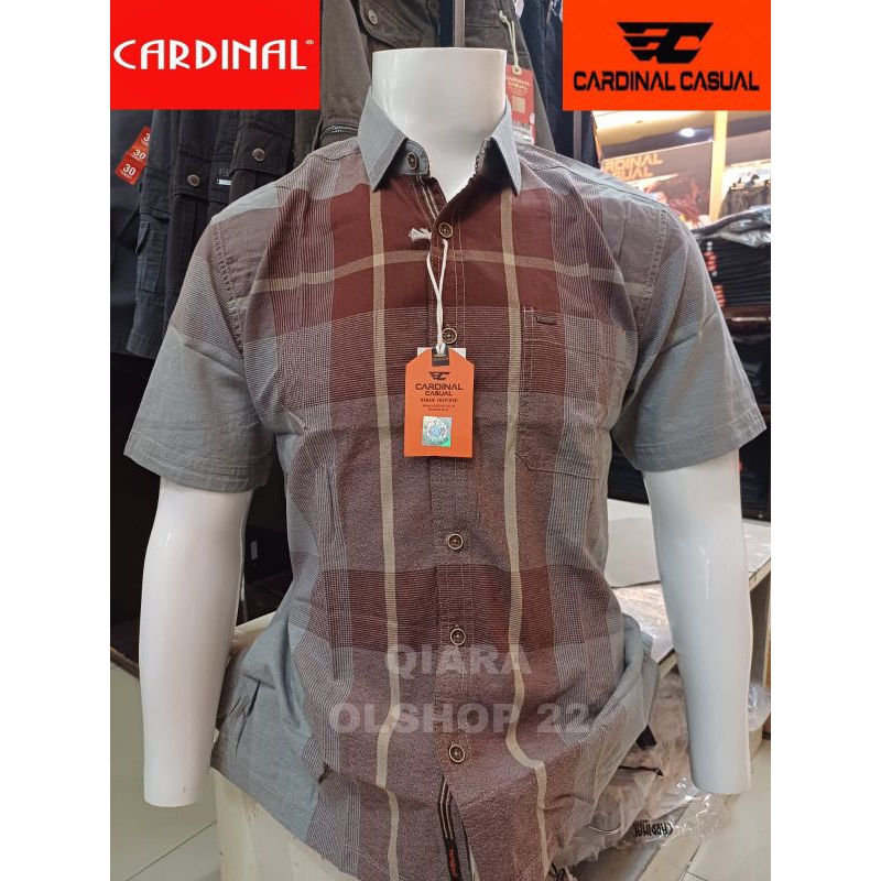 KEMEJA CARDINAL CASUAL NEWEST MEN'S REGULAR SHORT SLEEVED SHIRT ...