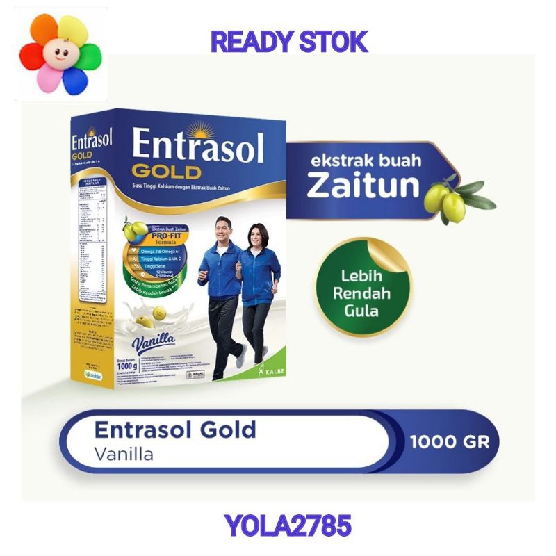 Entrasol Gold Vanilla 1000 gr 1000g | Shopee Philippines