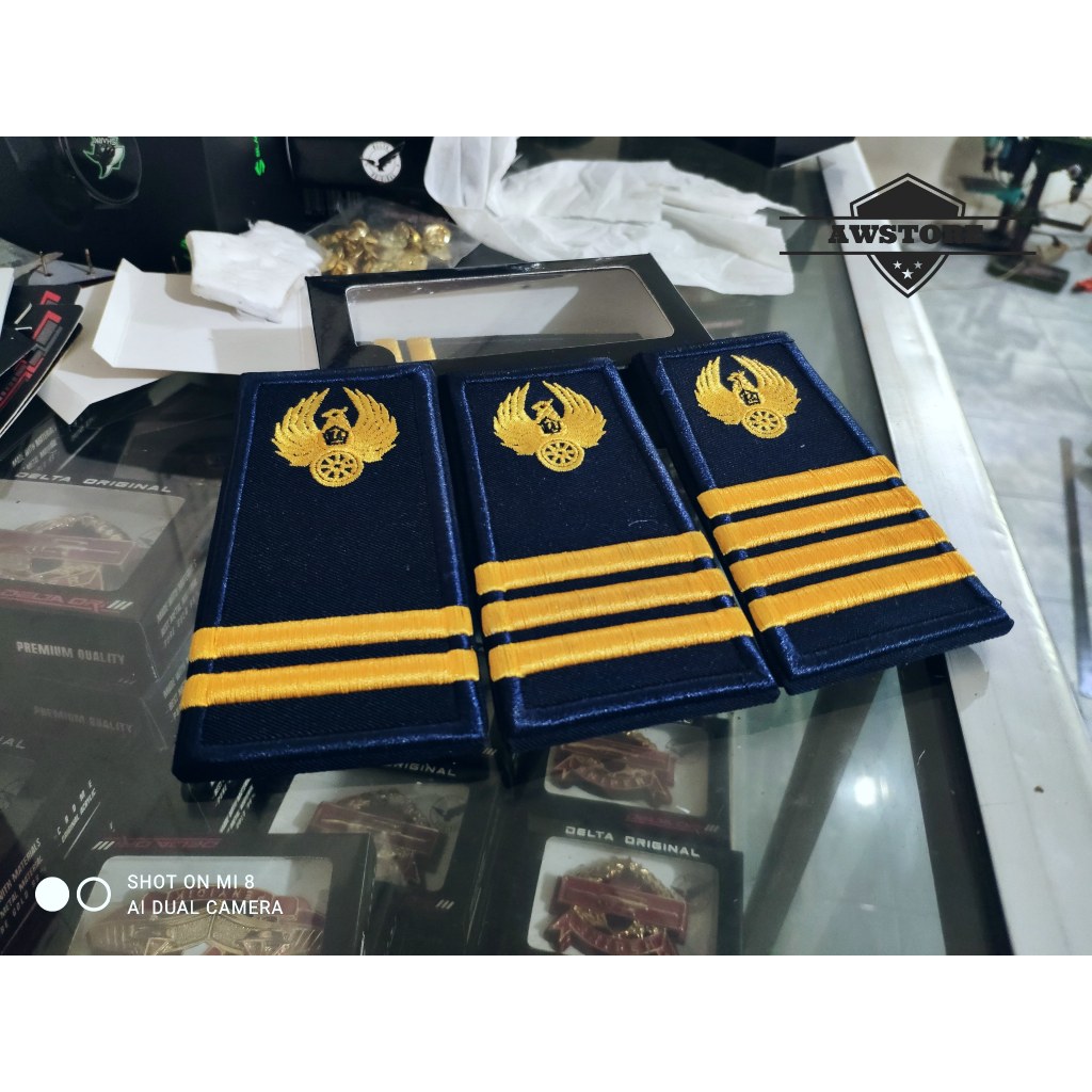 Pangkat KAI TRAIN PREMIUN LIS EMBROIDERY / SET KAI | Shopee Philippines
