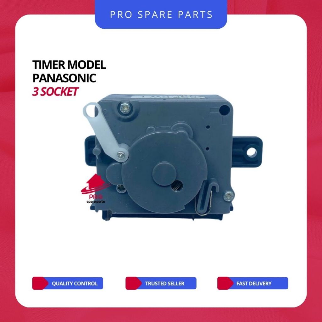 MESIN Panasonic Model 3-Socket Washing Machine Timer - 3-Pin Box ...