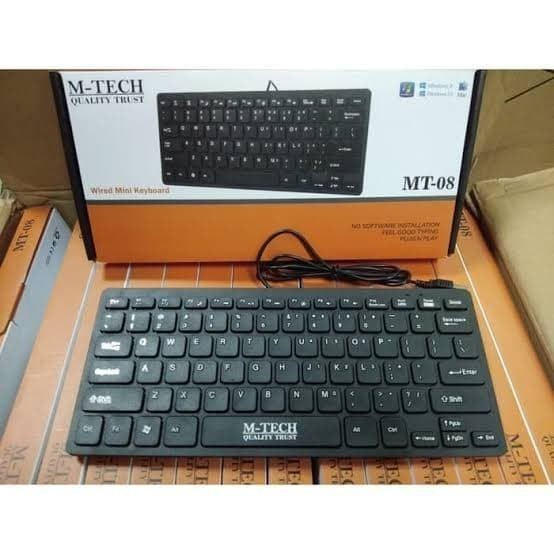 Mtech MT-08 Wired/Wired Mini USB Keyboard | Shopee Philippines