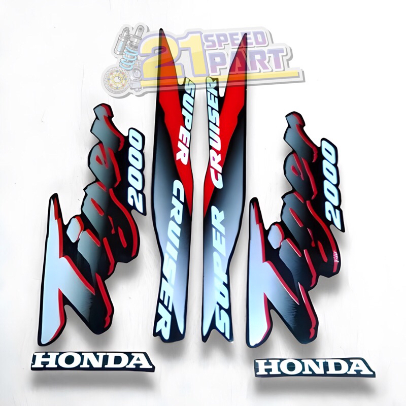 Old 2000 Super Cruiser Honda Tiger Old Tilas Tiger Sticker Striping ...