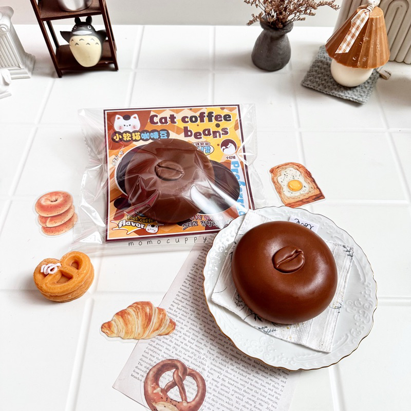 Cat coffee beans squishy super slow & soft | Shopee Philippines