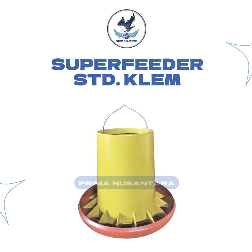 Superfeeder STD Clamps 1 SET Of Chicken Feed Containers For BROILER ...