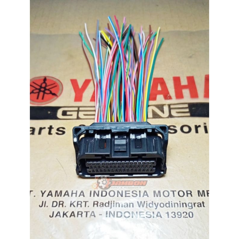 Ecu ECM Socket Cable Pin 48 Full Yamaha Nmax Aerox 155 Lexi Vixion New ...