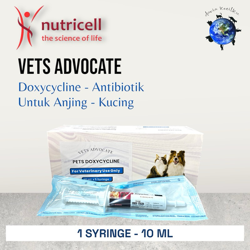 Nutricell Vets Advocate Doxy Antibiotic Cat Dog Overcome Flu/Fever ...