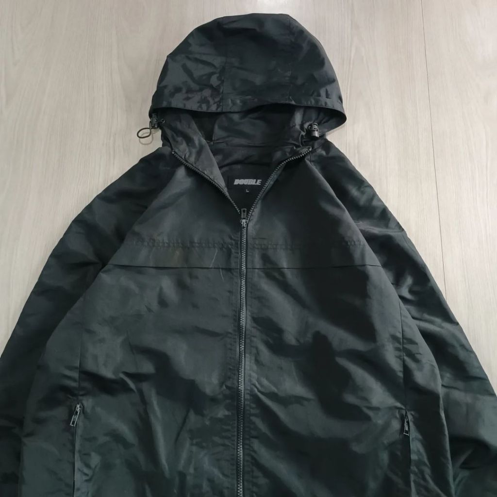DOUBLE WINDBREAKER JACKET | Shopee Philippines
