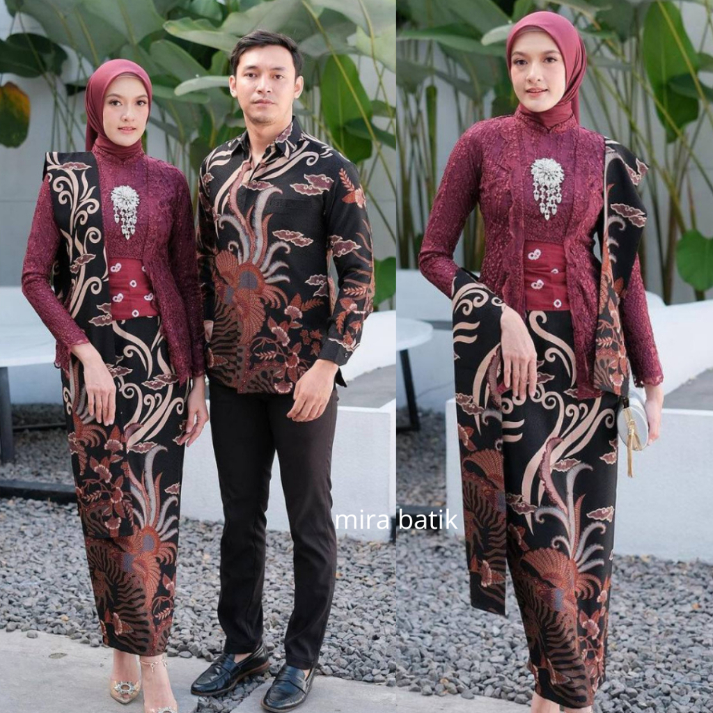 Ayu Couple - Sania Ruffle Batik Couple ori Nabtic Uniform DNT Guarantee ...