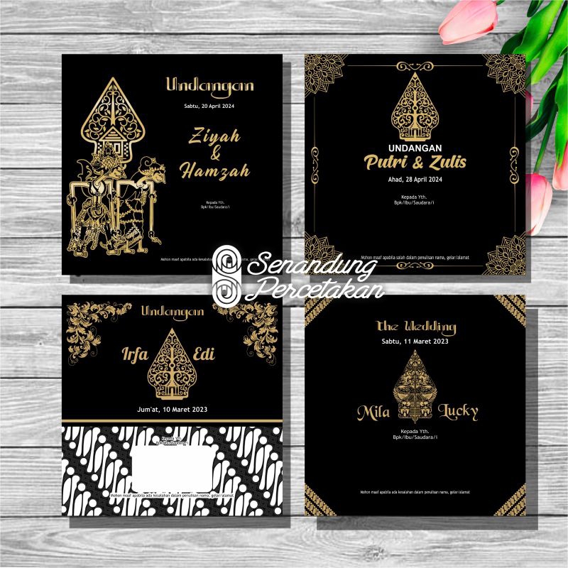 Premium Javanese traditional circumcision wedding invitations free ...
