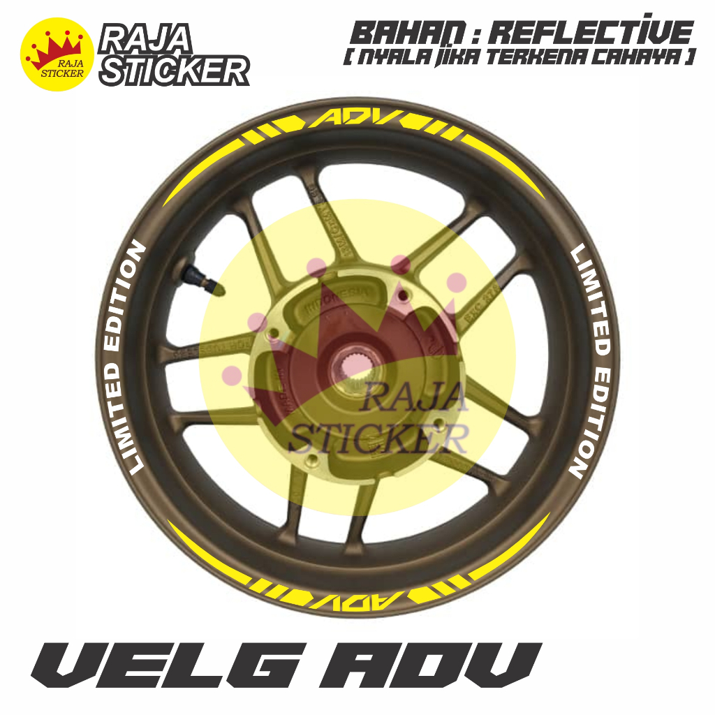 Honda ADV rim Sticker reflective material | Shopee Philippines