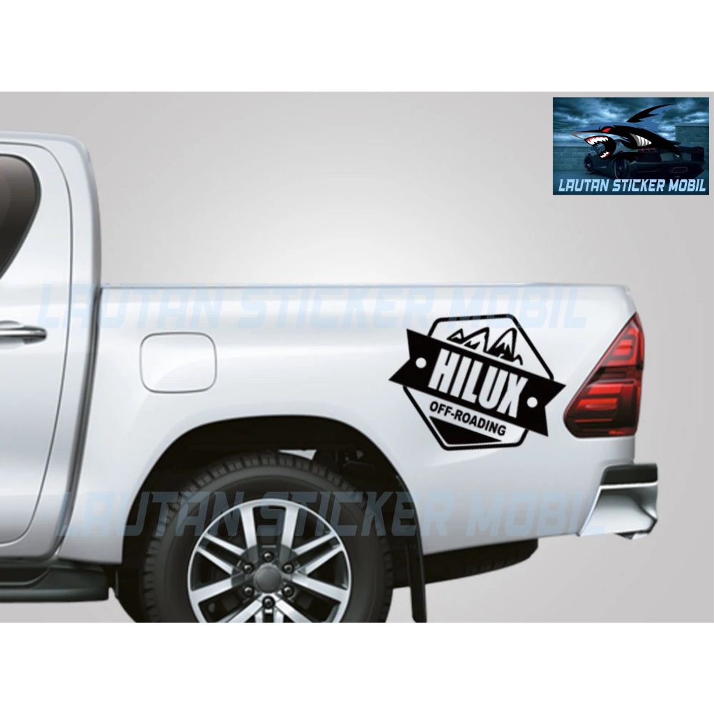 Hilux Car sticker cutting sticker hilux Car Tailgate | Shopee Philippines