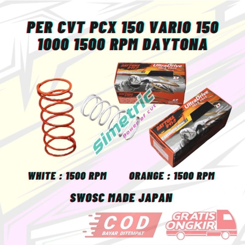 Per Cvt Daytona Pcx 150 Vario 125/150 Original Upgrade Cvt Pcx Vario ...