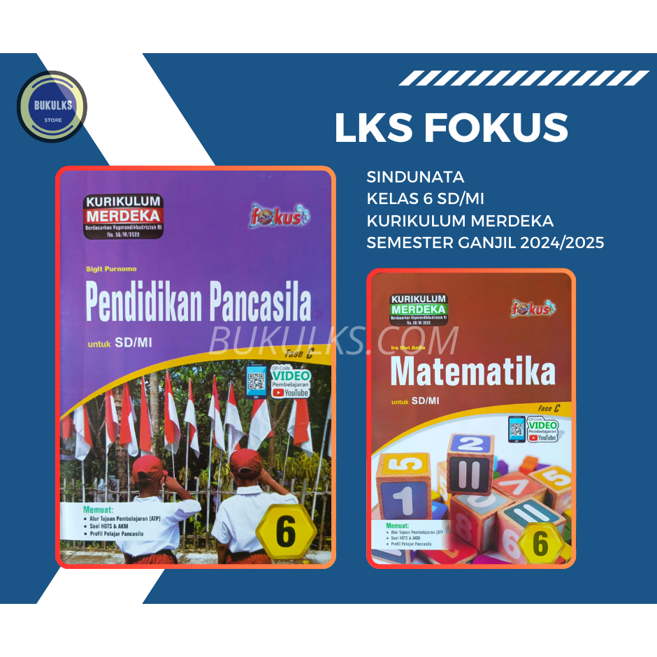 FOCUS SINDUNATA SD/MI Class 6 LKS Book Merdeka Odd 2024/2025 | Shopee Philippines