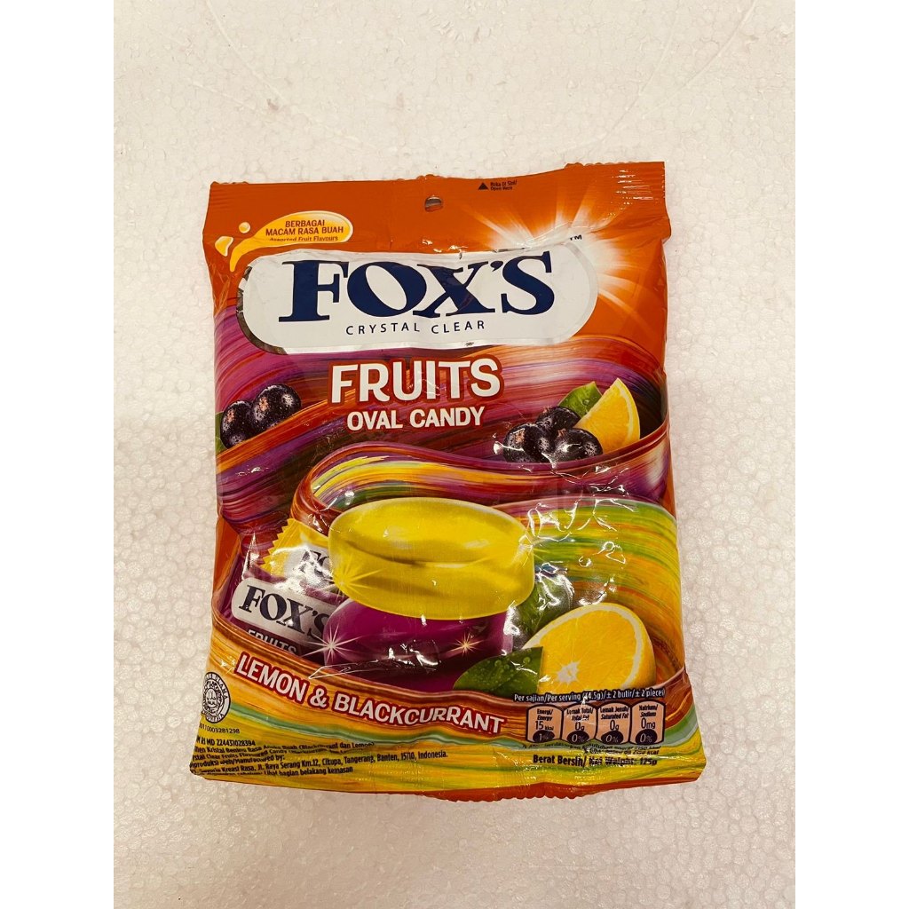 Fox's Crystal Clear Fruits Oval Candy - 125g | Shopee Philippines