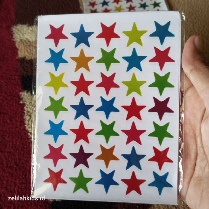 Children's colorful star stickers | Shopee Philippines